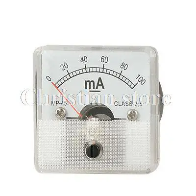 Analog Current Panel Meter DC 100 Milliampere Ammeter|dc analog ammeter ...