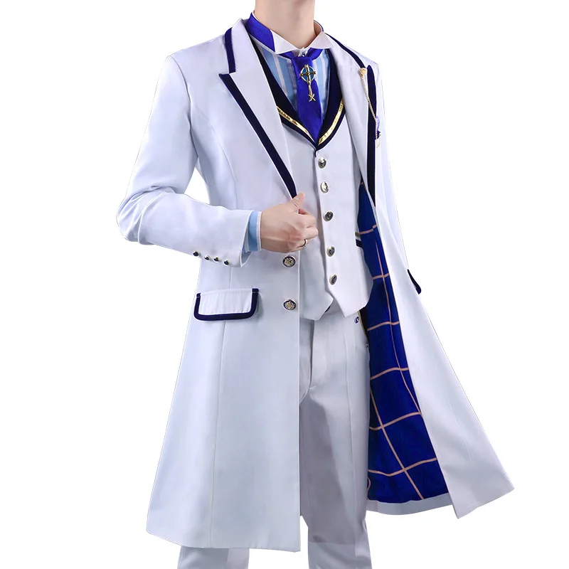 Anime! Fate Grand Order Saber White Rose Suit Uniform Cosplay Costume ...
