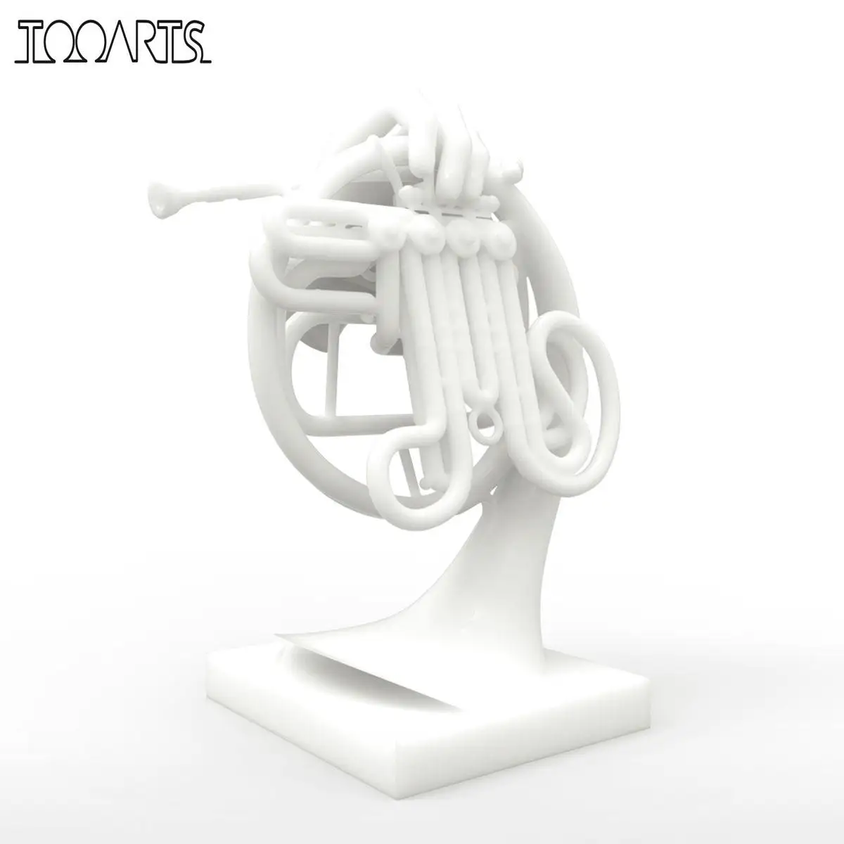 Tooarts Horn Fantasia 3D Printed Sculpture Abstract Sculpture Art Home ...