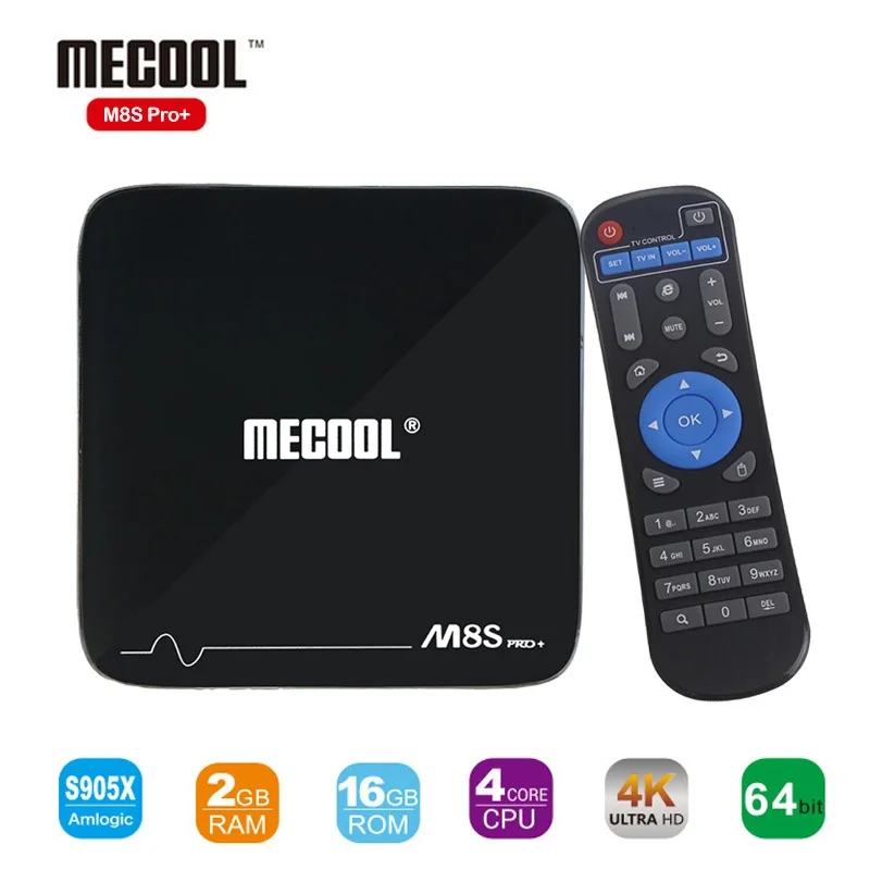 MECOOL M8S PRO Plus Android TV Box M8S PRO Plus Android 7.1 2G RAM 16G ...
