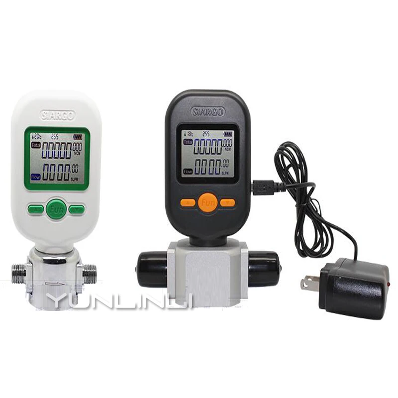 0-10l/min Digital Gas Flow Meters Gas Mass Flow Meters Compressed Air ...