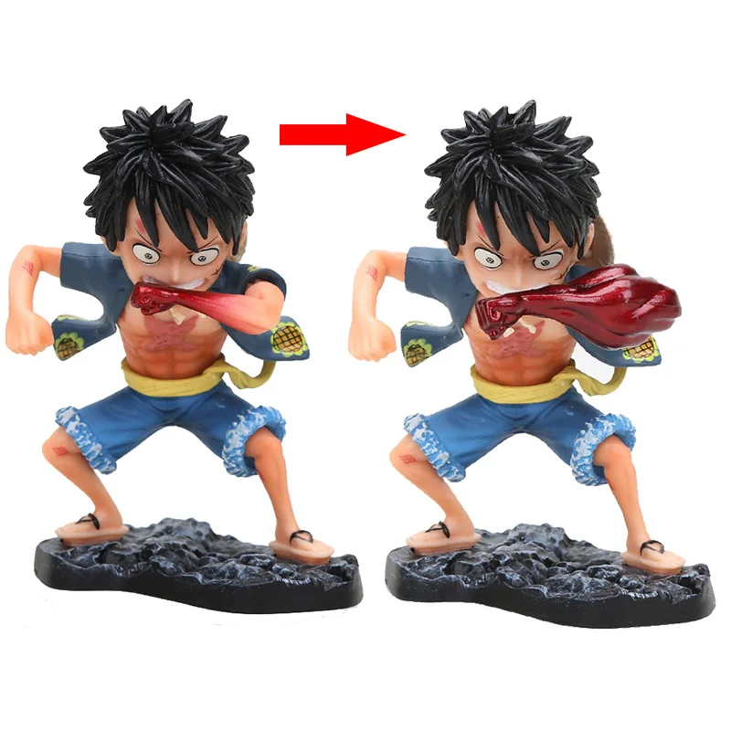 12cm-anime-one-piece-gk-monkey-d-luffy-transforma-o-para-tr-s-est-tua ...