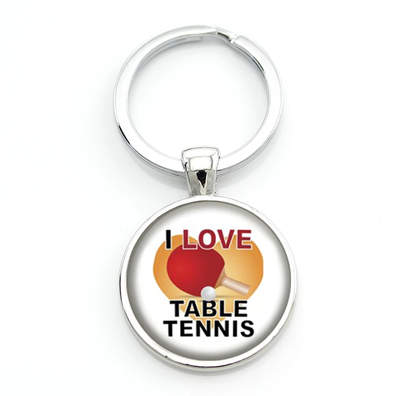 New-Arrival-men-women-jewlery-fashion-Love-Table-Tennis-keychain-new ...