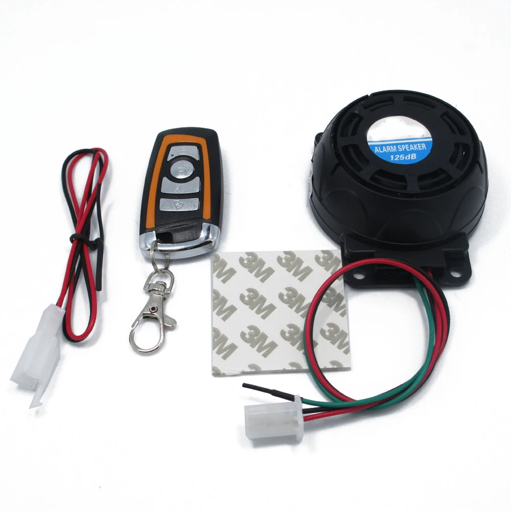 Motorcycle Anti-theft Security System Dc 12v Moto One Way Alarm ...
