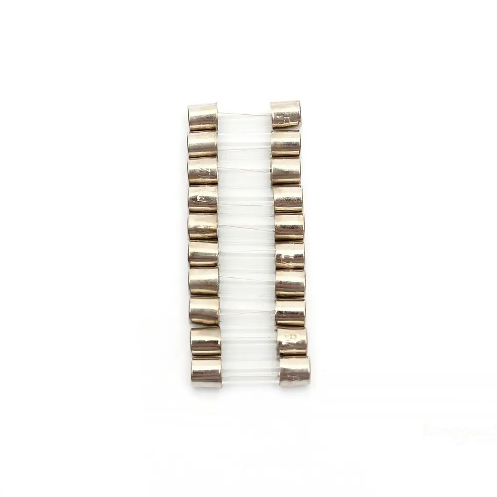 Glass Fuses 10 X 20mm Fast-Acting - Assorted Values From 500mA To 10 ...