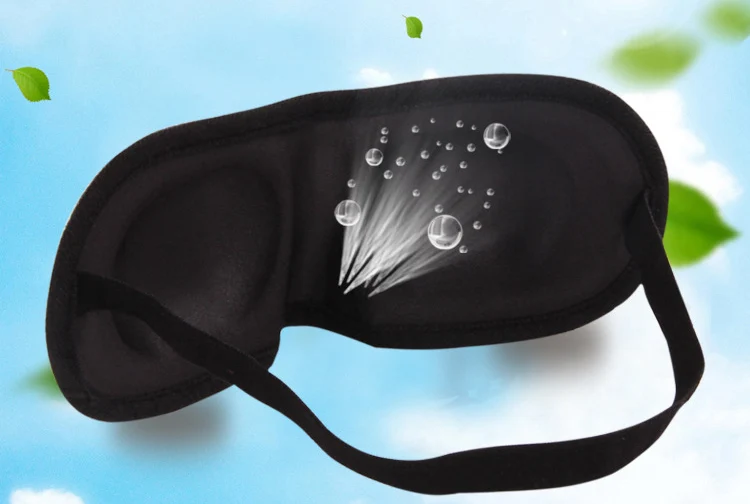 Stereo 3d eye mask sponge fabric polyester shade eye protection travel ...