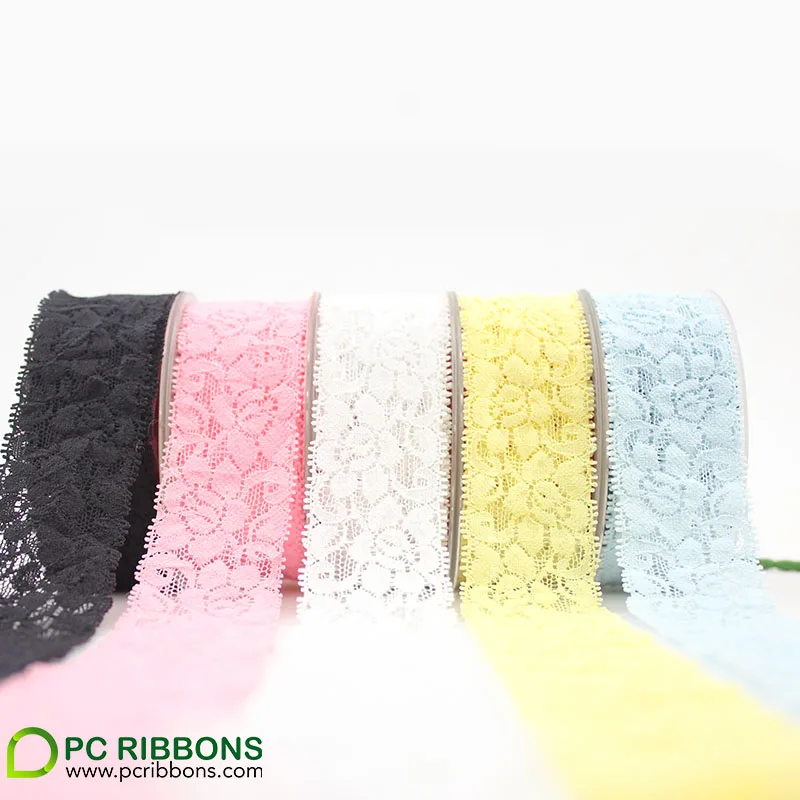 Envío libre 30 yardas 1.5 ''ancho elástico del cordón, ajuste del ...