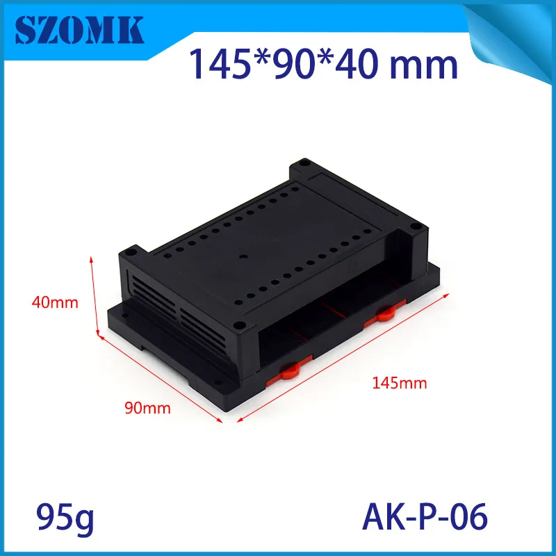 10 Pcs/lot Din Rail Enclosures Housing Abs Enclosure Small Plastic Case ...