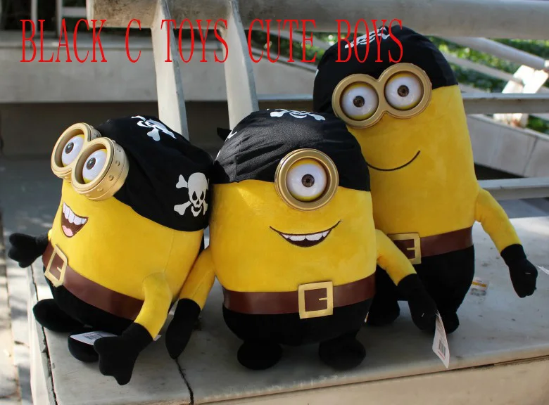 1pc 18CM 22CM Pirate Minions Plush Toy For Kids Gift Depicable Me Movie ...