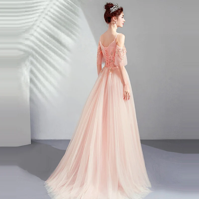 Платье выпускного вечера с скользящим шлейфом It's YiiYa, длинное ...