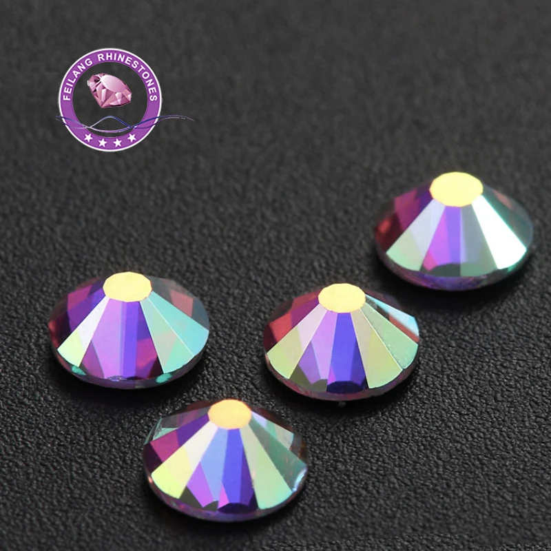ES6 SS40 Crystal AB DMC Hotfix Rhinestones Flatback Strass Hotfix ...