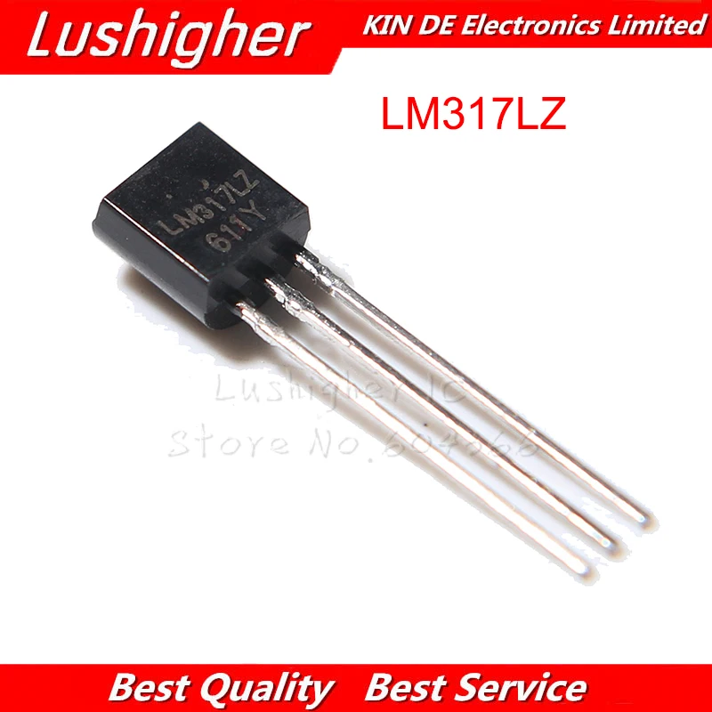 500pcs LM317 TO 92 LM317LZ TO92 Voltage Regulator 1.2V to 37V 100mA 0 ...