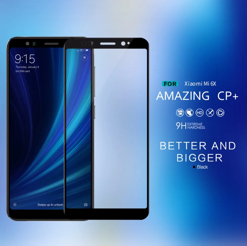 Nillkin glass for Xiaomi Mi A2 6X Anti Explosion full screen protector ...