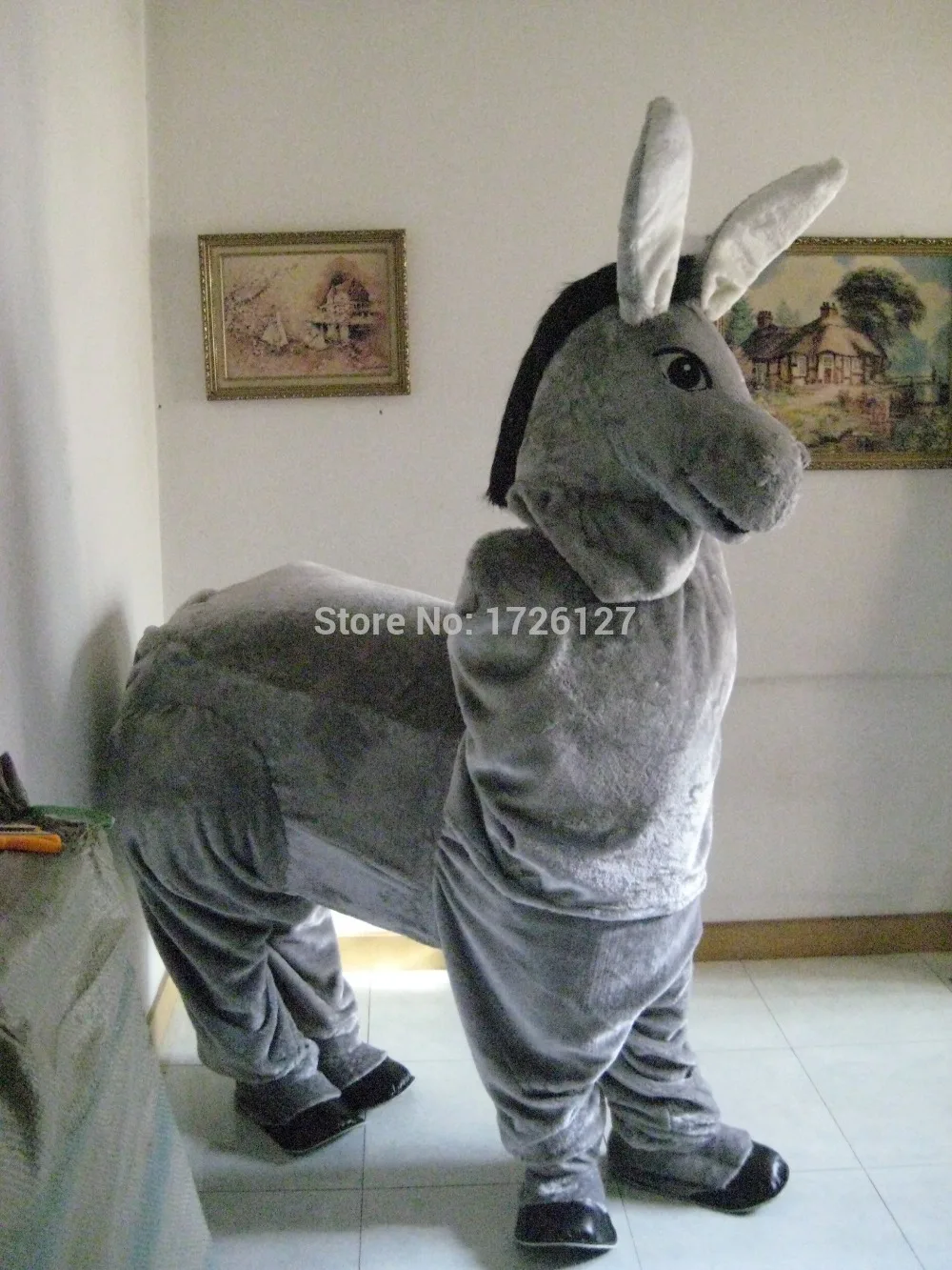 mascot 2 person donkey mascot costume custom fancy costume anime ...