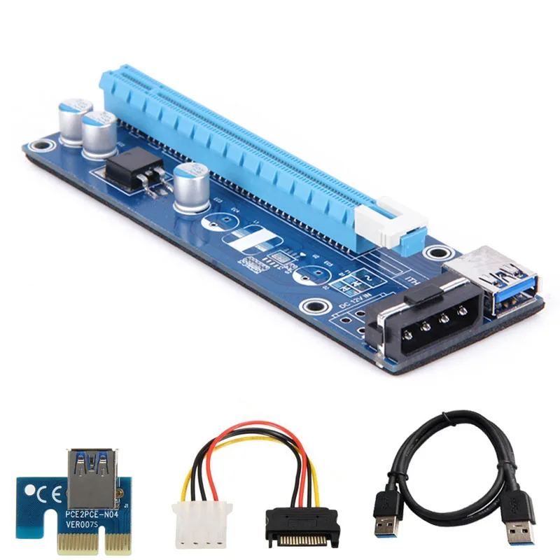 Aliexpress.com : Buy PCIe 1x to 16x PCI Express Extender Rise Card,USB ...