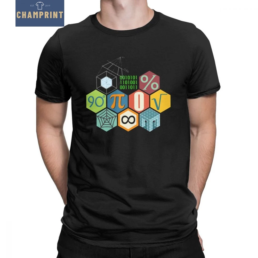 Men Math Mathematical T Shirt Formula Geometry Funny Graphic Tops