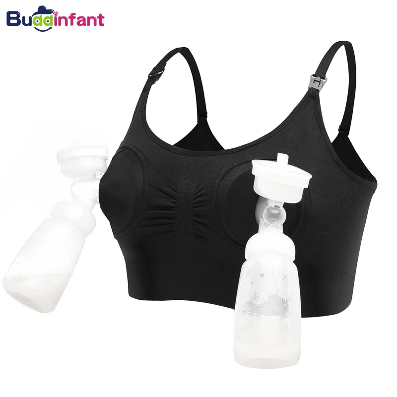 Nursing bra Maternity Hands free pump bras breast feeding bra mother ...