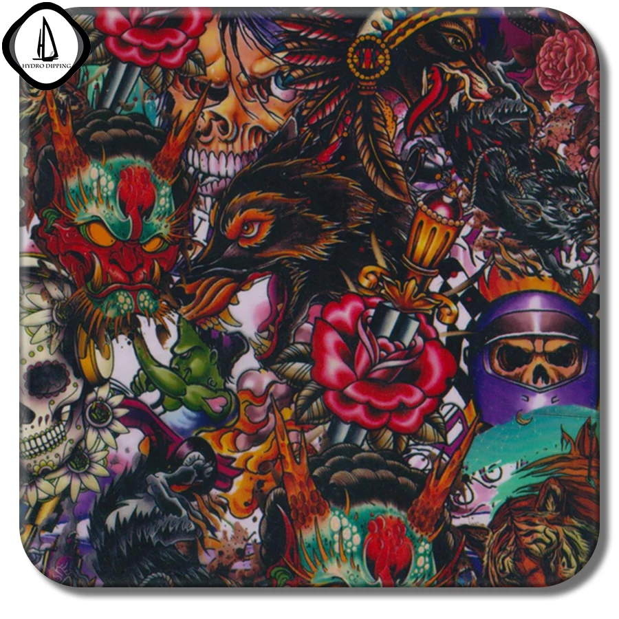 Hydro Dipping Popular Pattern 0.5*2m HDG1101 Motorcycle Stickers|Decals ...