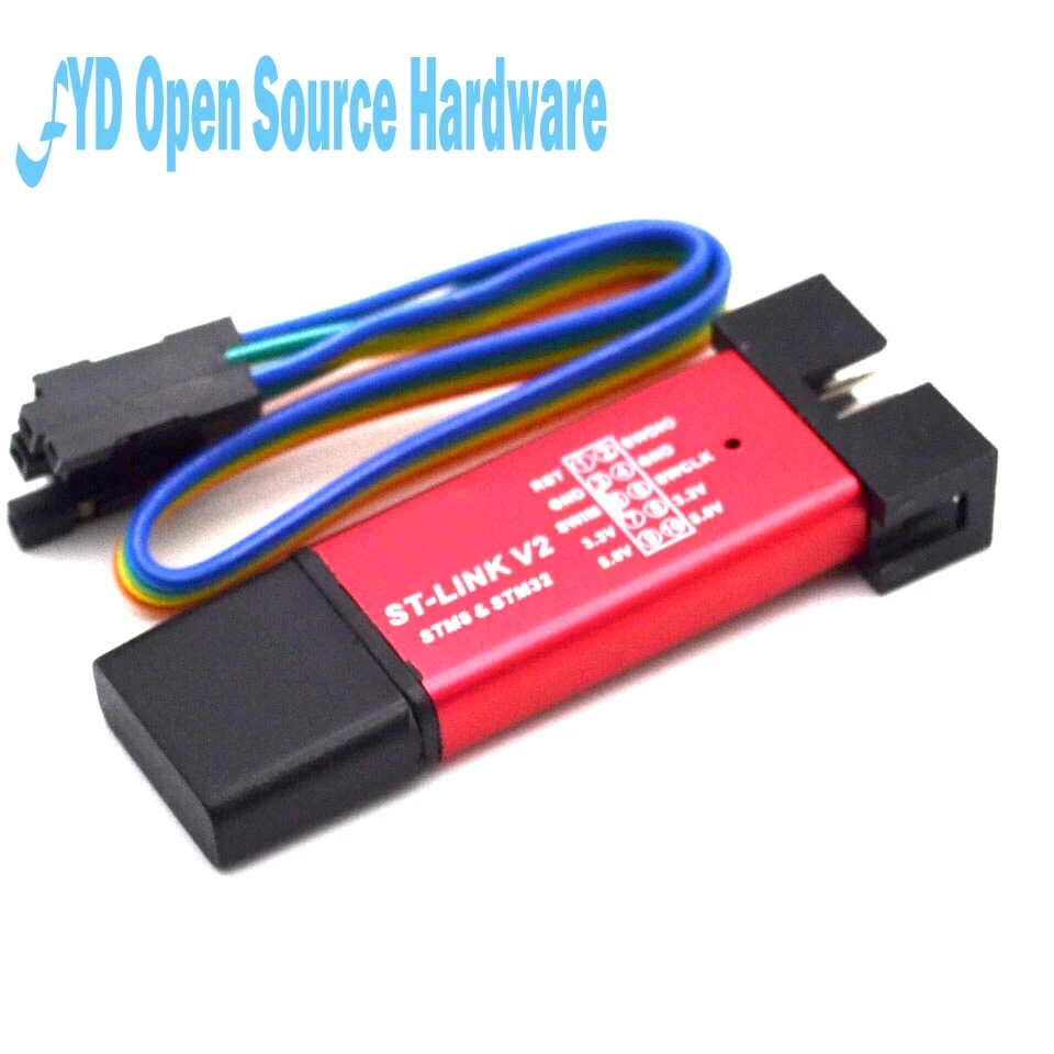 1pcs St Link Stlink St Link V2 Mini Stm8 Stm32 Simulator Download Programmer Programming With