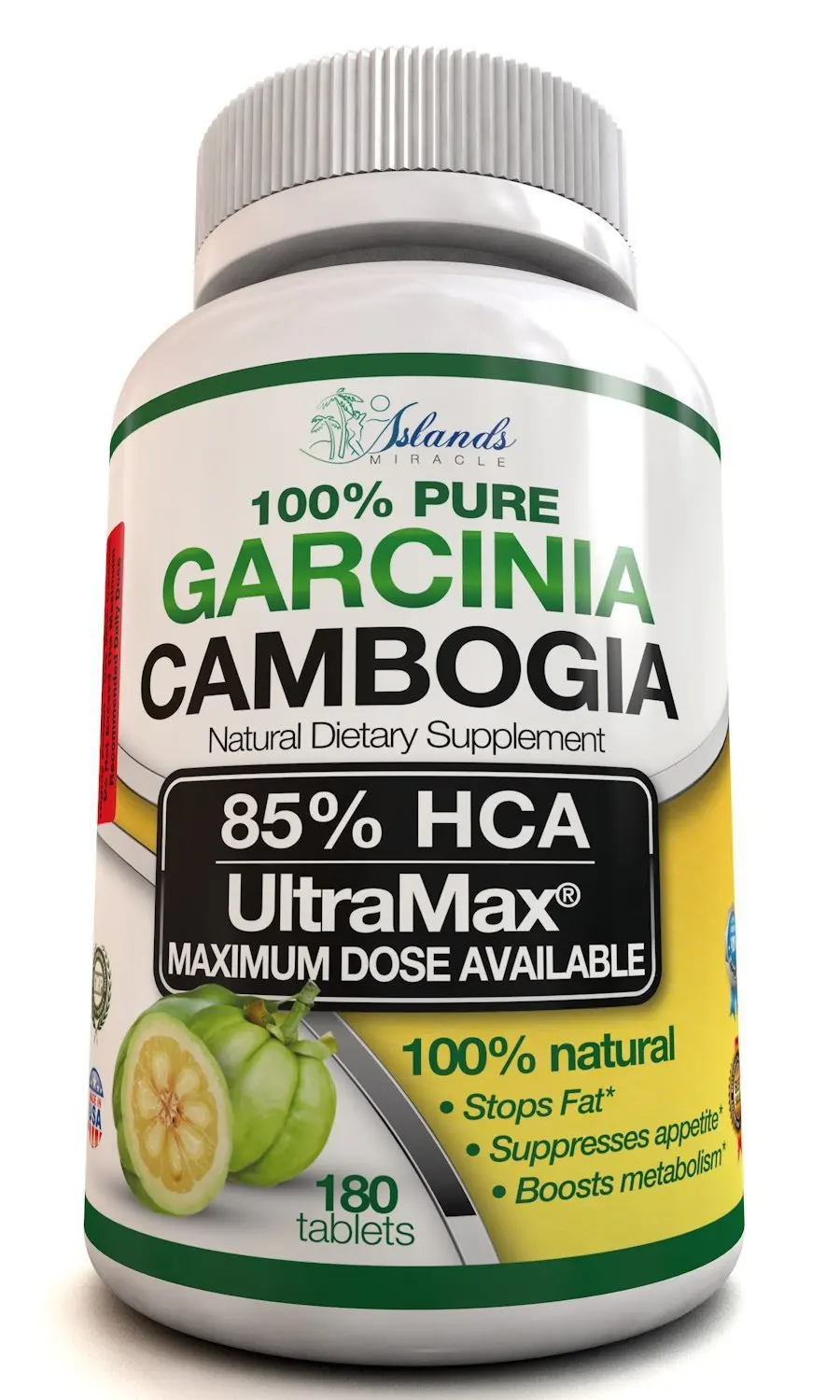 Spot 85% HCA Pure Garcinia Cambogia Extract 180 Grain Garcinia cambogia ...