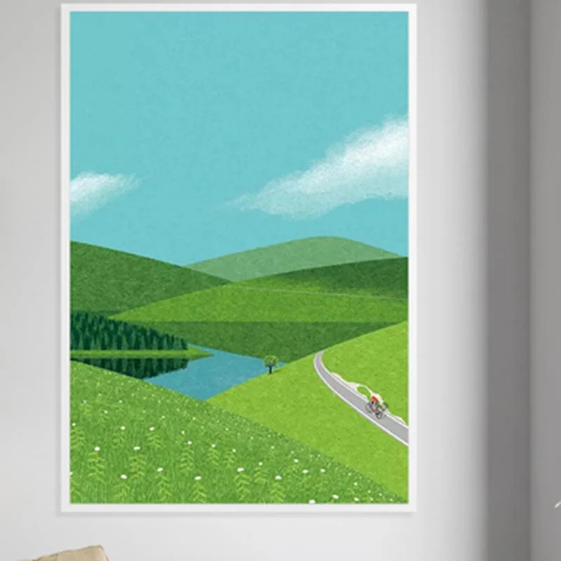 Afflatus arte previa salón imagen Cartel de la ciudad kinderkamer ...