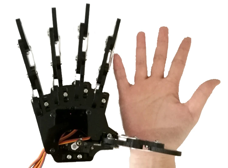 Robot Hand Five Finger 5 Fingers Claw Palm Clamp Talon Finished Mini ...