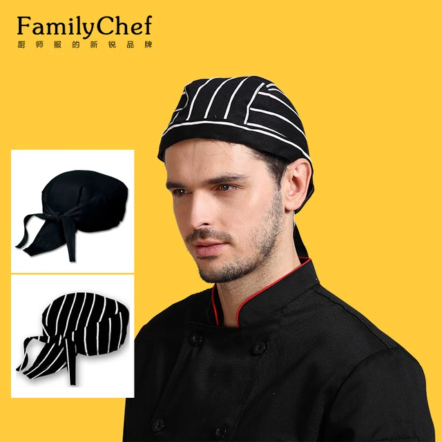 Aliexpress.com : Buy Man Hotel Restaurant Kitchen Chef Hat Cap Ribbon ...