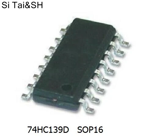 Free shipping 10pcs/lot 74HC139D 74HC139 SOP package Dual 2 4 line ...