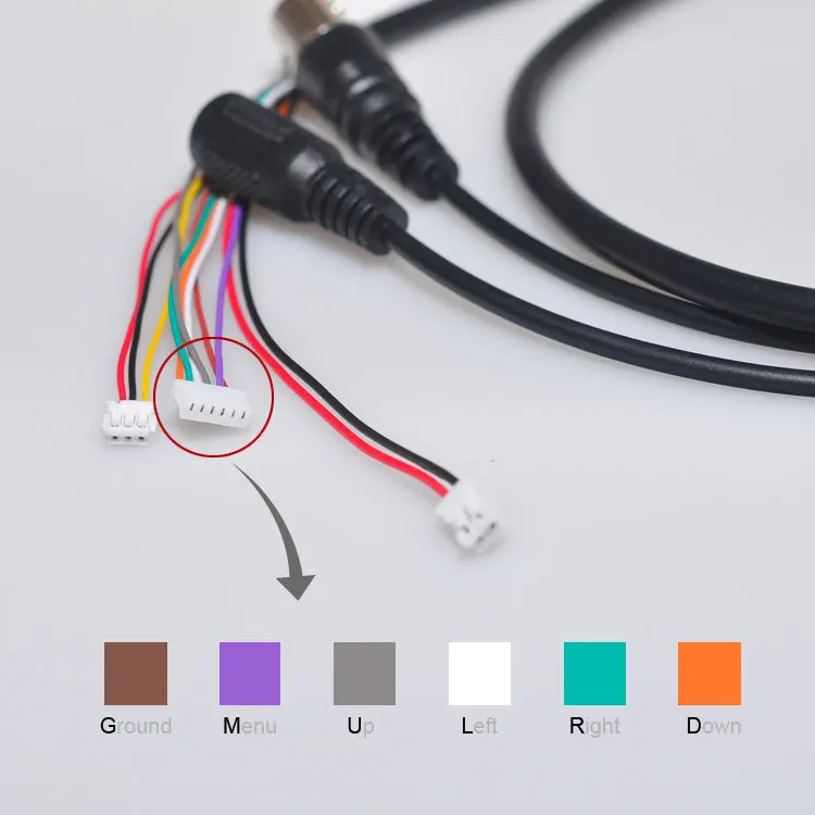 CCTV-Camera-UTC-OSD-Cable-DC-Connector-3pin-1-25mm-and-3-pin-1-5mm ...