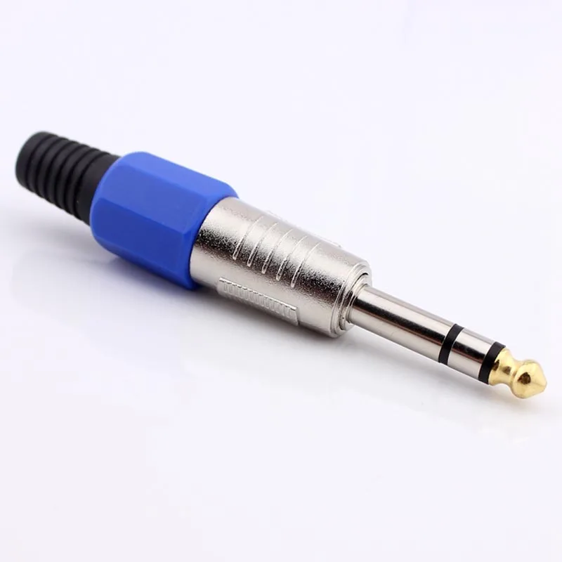 30pcs High quality Microphone Audio Cable Connector Plug 6.5 Stereo ...