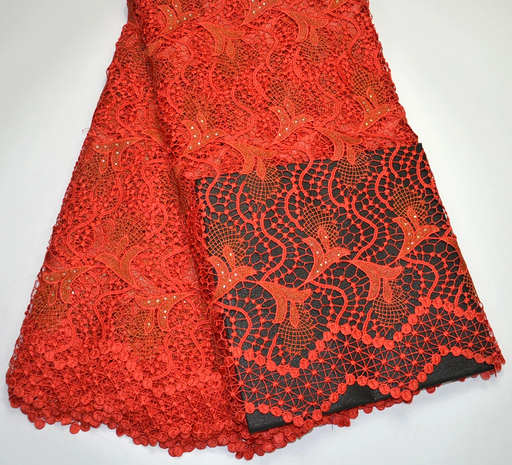 Latest Excellent high quality Guipure lace fabrics For Women Bridals ...