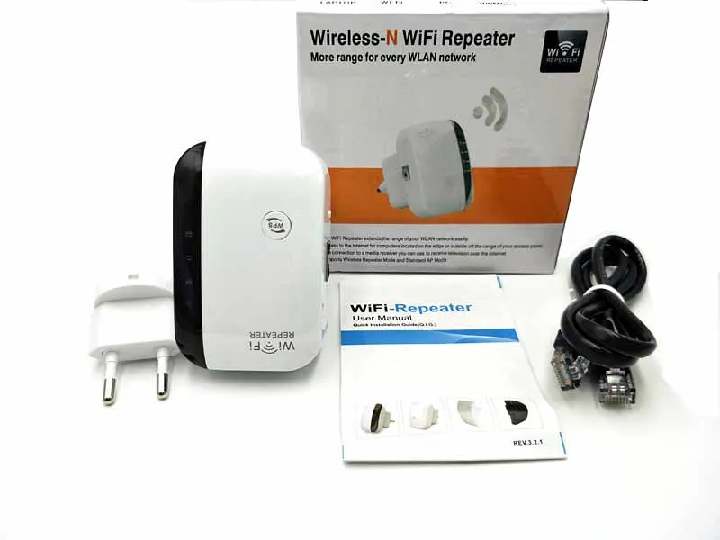 Wireless-N Wifi Repeater Router Expander 300Mbs 2dBi Antennas Signal ...