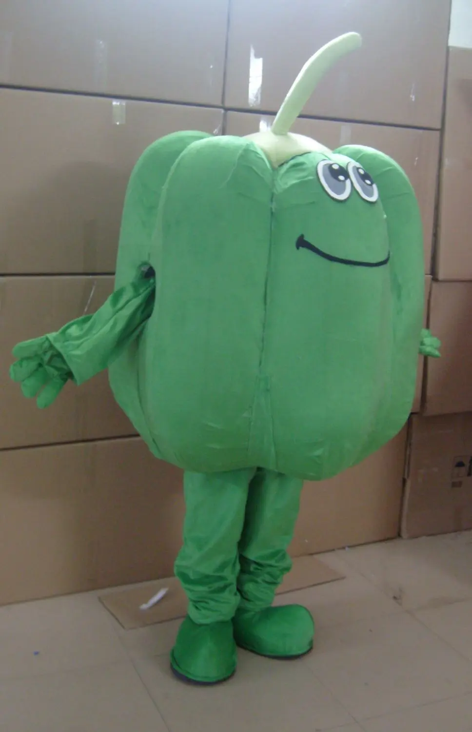 Wholesale vegetable Green pepper mascot costume Mascot Costum Fancy ...