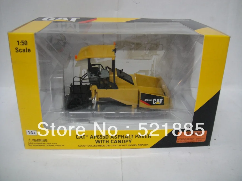 Norscot 1:50 Cat AP655D Asphalt Paver with Canopy die cast scale model ...