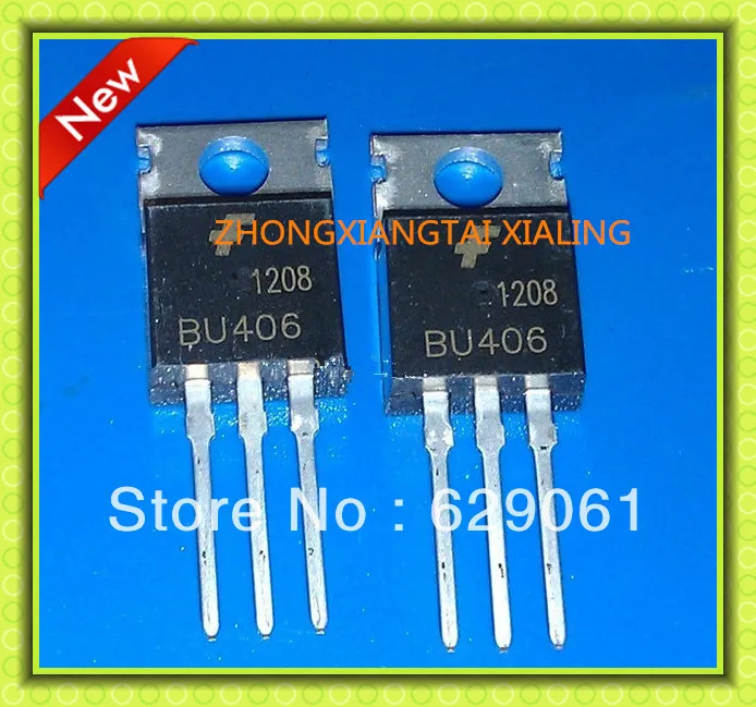 Free Shipping Transistor BU406 (TO 220) -in Replacement Parts ...