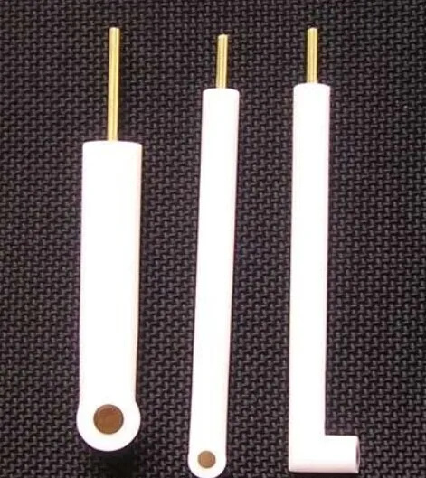 L type gold electrode (working electrode surface can be parallel to the ...