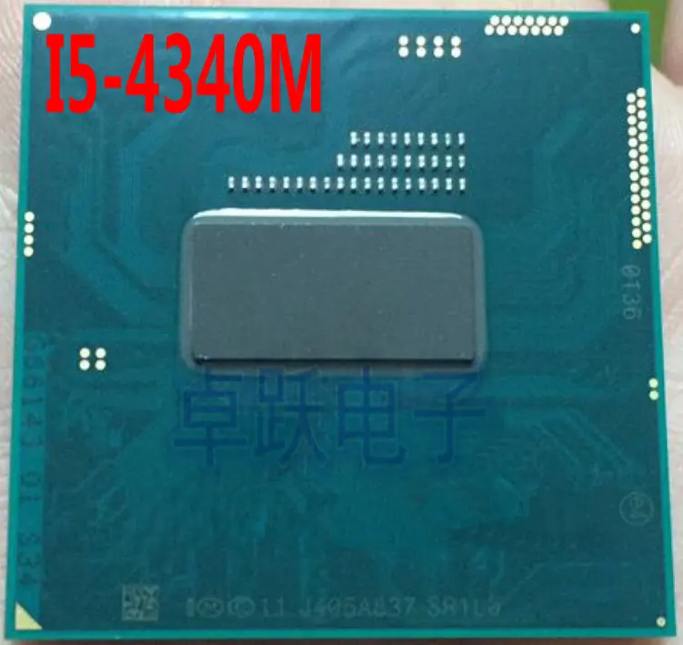 Intel CPU I5 4340M SR1L0, procesador de cpu de doble núcleo 2,9 3,6 GHZ ...