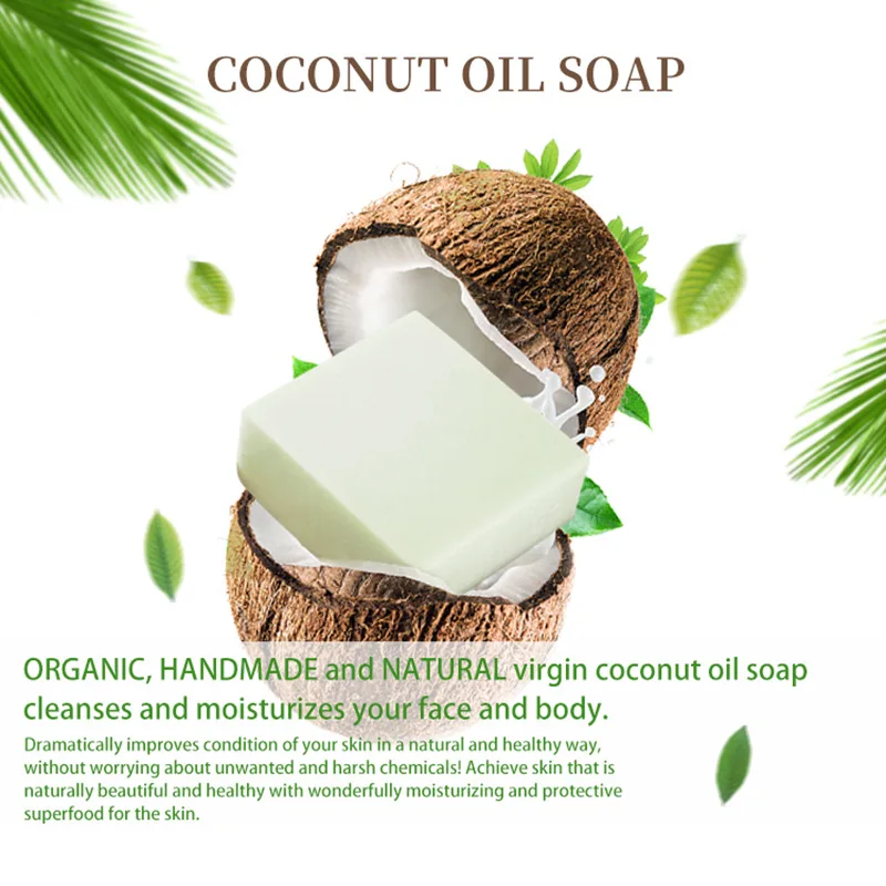 Coconut Milk Handmade Soap Oem 100g80g50g Essential Oil Cold Soap
