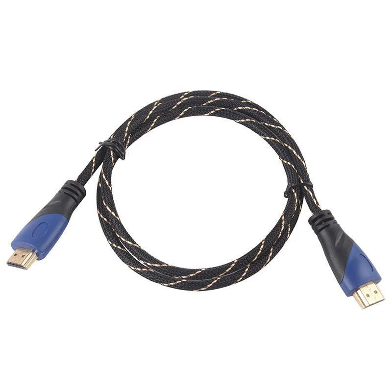 SCLS New Braided HDMI Cable V1.4 AV HD 3D for HDTV 1080P DF +HDMI 90 ...