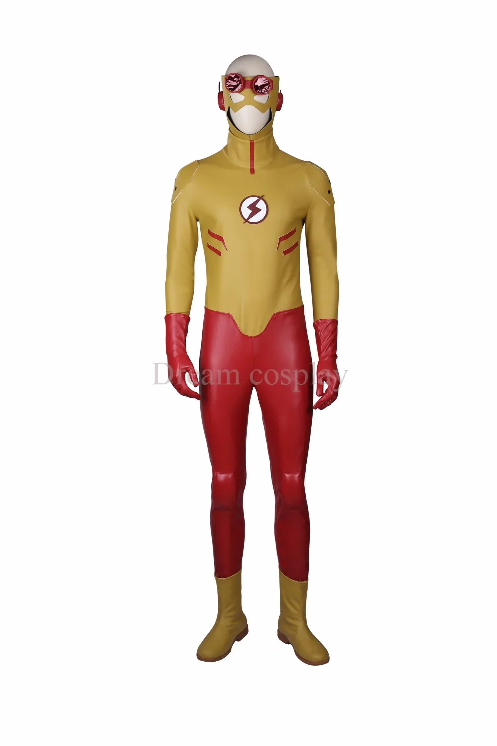 custom made superhero Young Justice kid flash costume kid flash cosplay ...