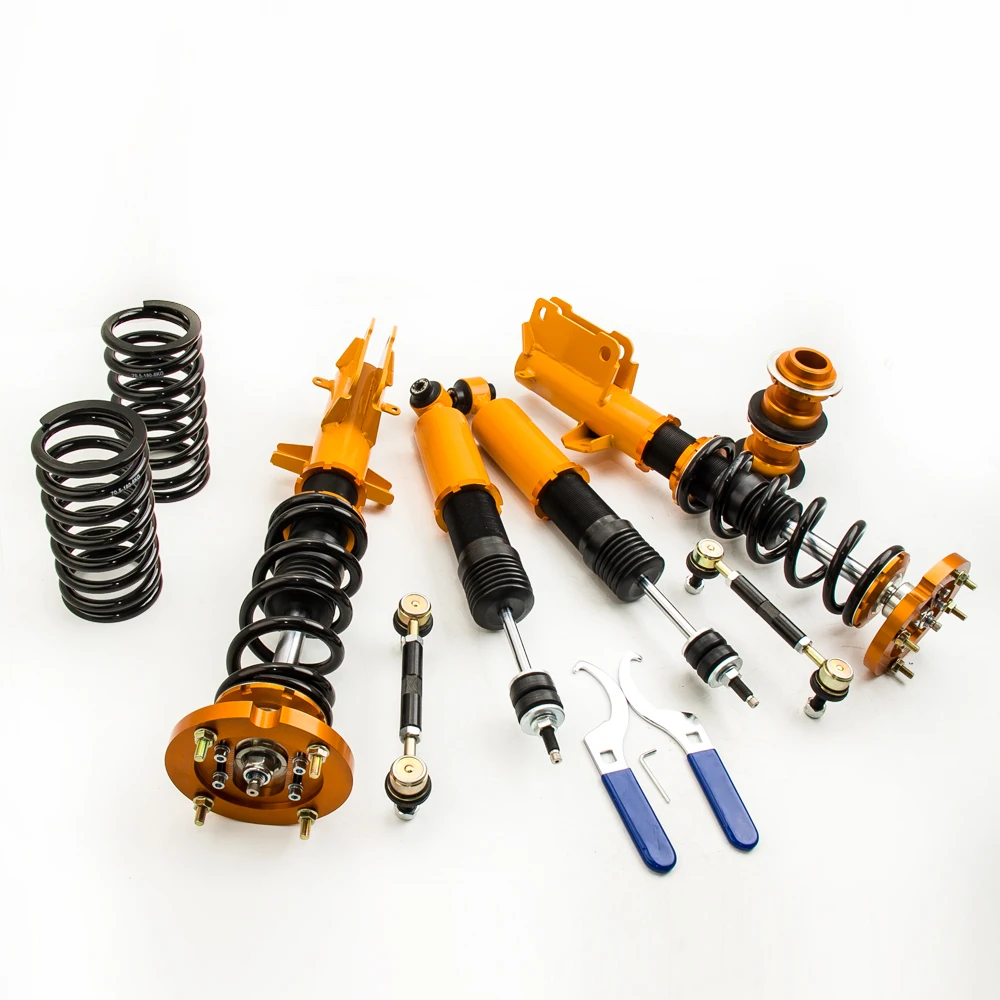 24 Way Adjustable Height + Damper Coilover Coilovers Kits for Ford ...