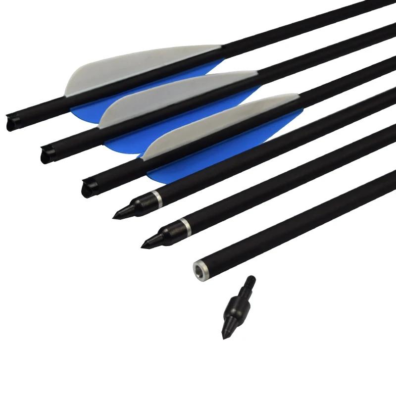 6/12pcs Target Hunting Crossbow Bolt 16/17/18/20/22 Inch Roll ...