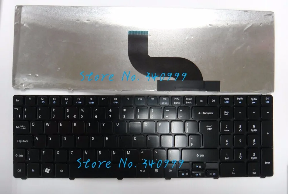Aliexpress.com : Buy New laptop glossy black UK keyboard For Acer ...