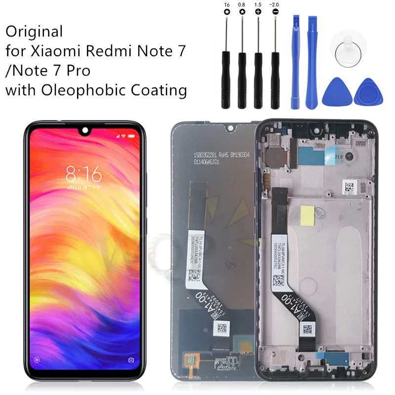6.3" Original for xiaomi Redmi Note 7 LCD display touch screen ...
