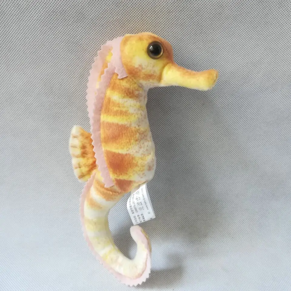 Juguete de peluche de caballito de mar Amarillo de 23cm, muñeco suave ...