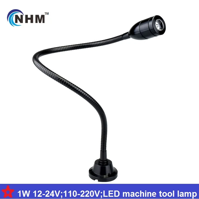 1w Black Led Industrial Work Light With 50cm Flexible Arm(hose)/good ...
