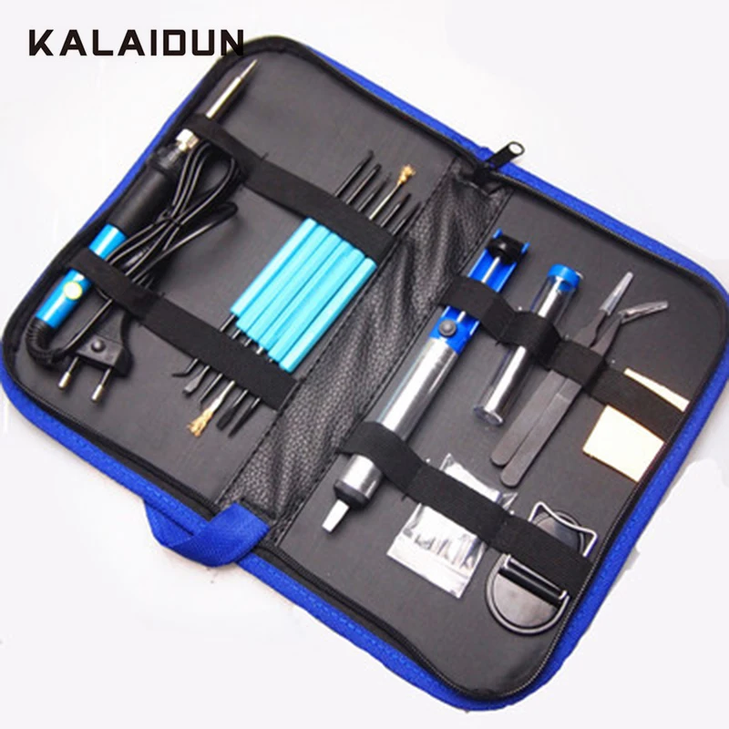 KALAIDUN Electric Soldering Iron Kit Adjustable Temperature Welding ...