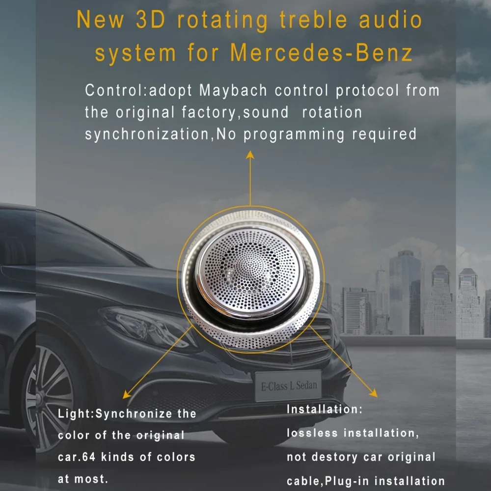 Car-Audio-system-3D-rotating-treble-Speaker-3D-rotating-high-loud ...