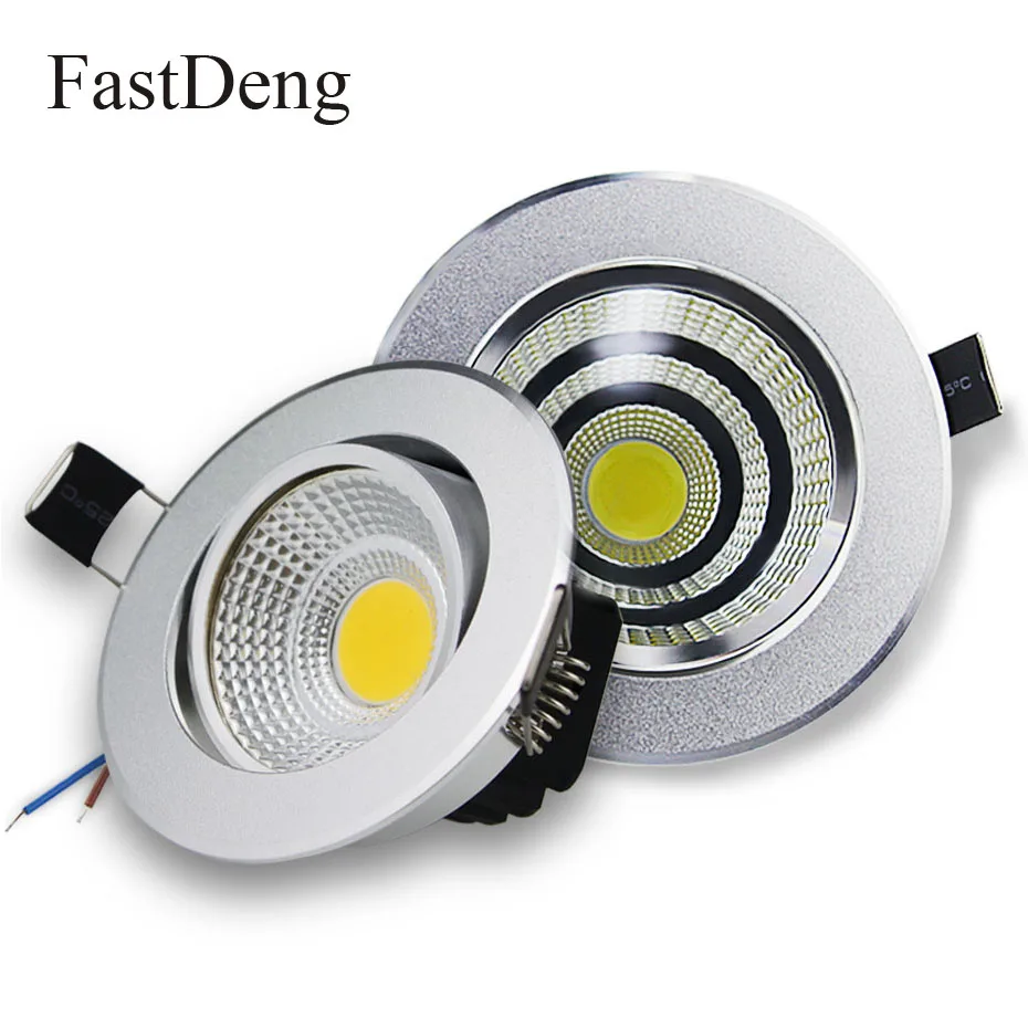 Mini LED Downlight Dimmable 5W 10W 20W Spot Light 220V 110V Aluminum ...