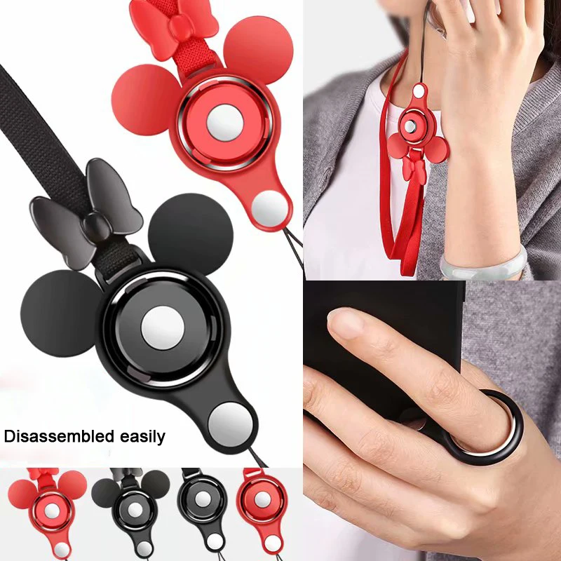 High Quality Phone Strap Mickey Lanyard Neck Straps Cartoon Lanyards ...